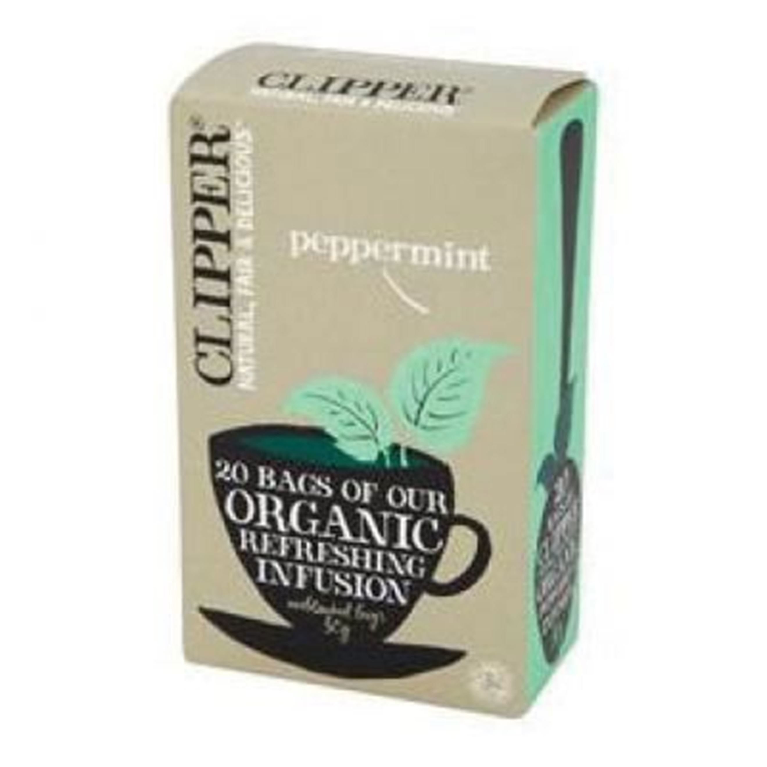 Tea - Clipper Peppermint 20 Bags Organic | Shillingford Organics ...