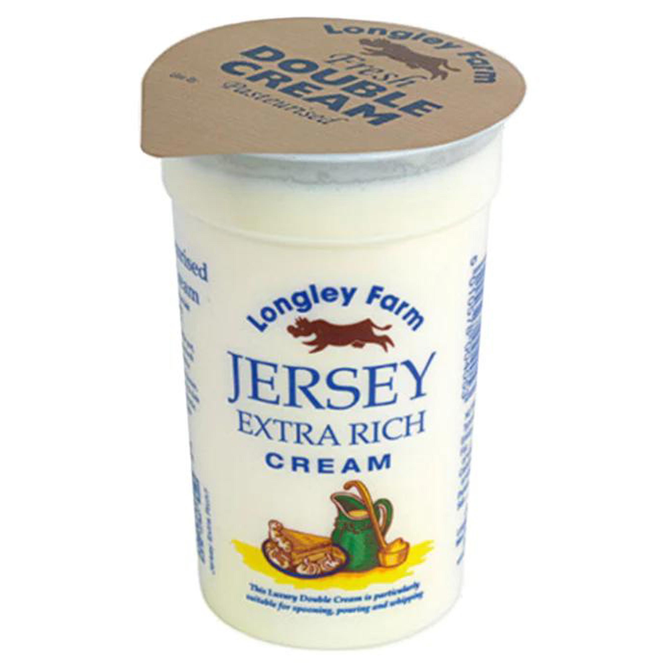 Longley Farm Jersey Double Cream Lg | Beanies Wholefoods - Sheffield
