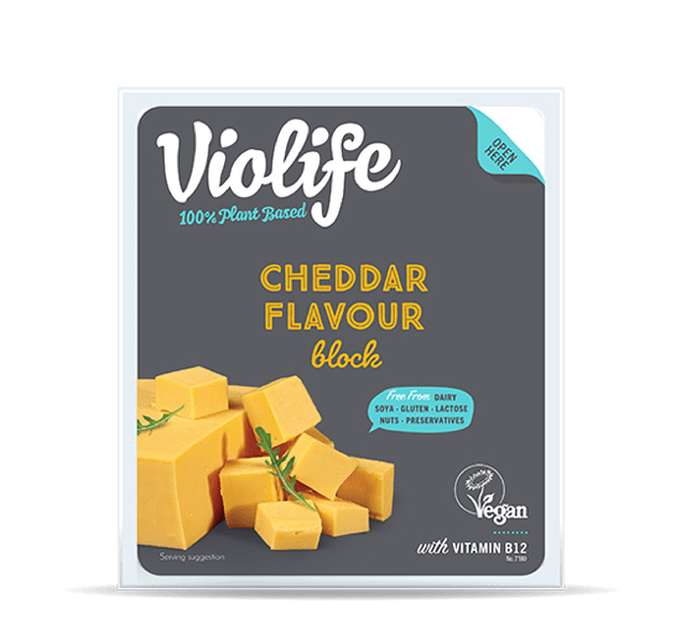 Violife Vegan Cheddar Flavour Block | C&M Organics - Hebron, Wales