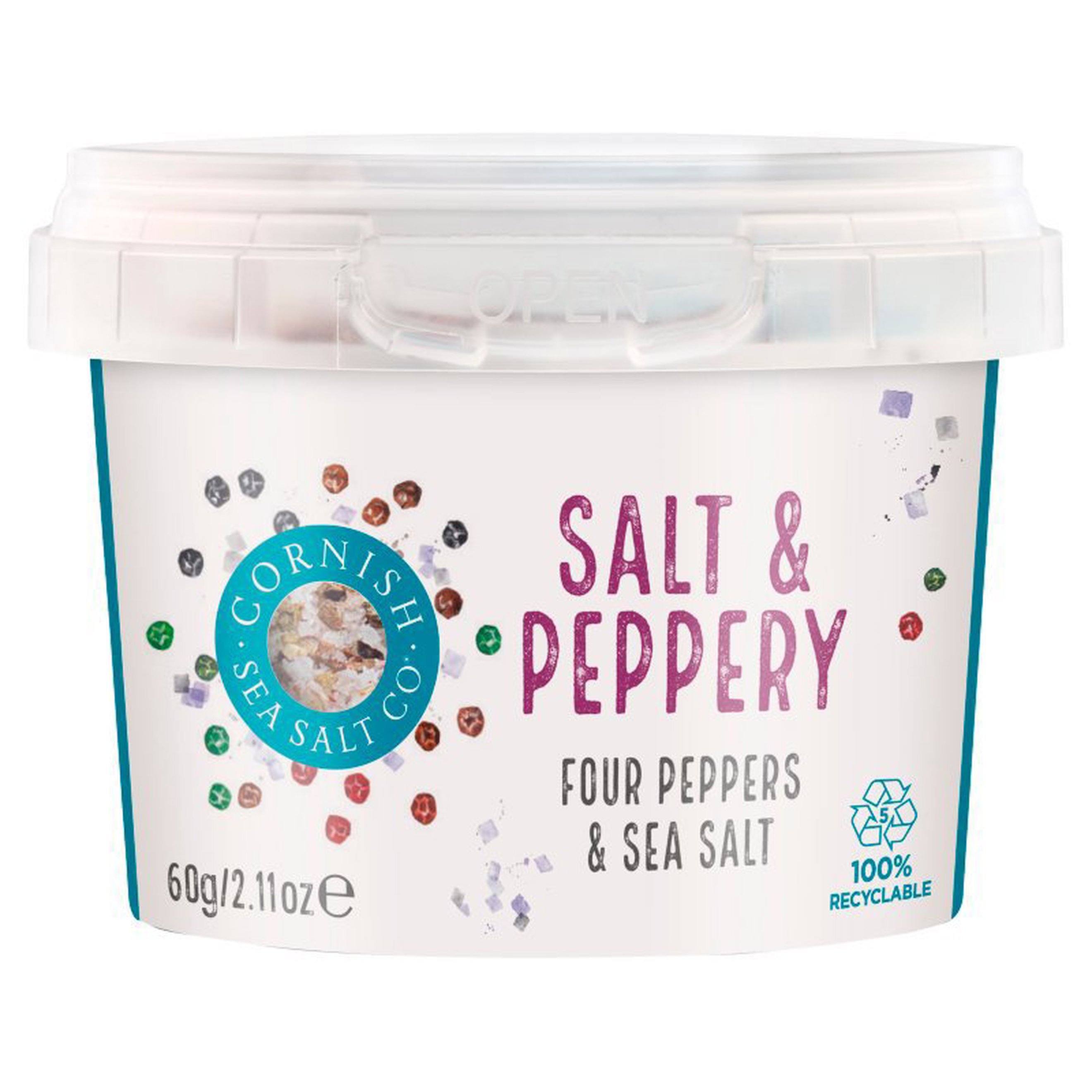 Cornish Salt & Peppery Sea Salt 60g | Bosavern Community Farm - St Ives ...