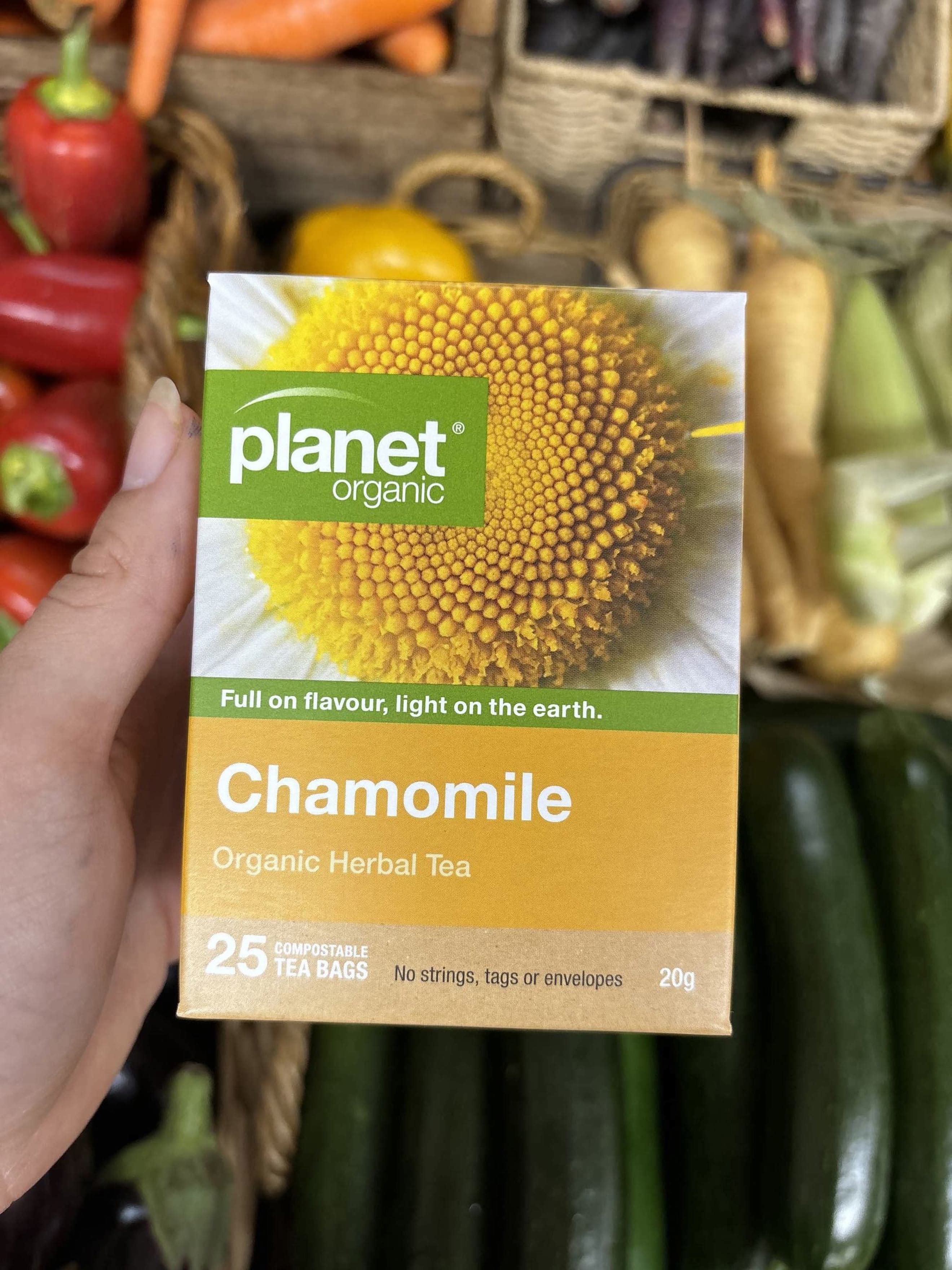 Planet Organic Tea 25 Bags Chamomile | Warrah Farm Shop | Warrah Farm Shop