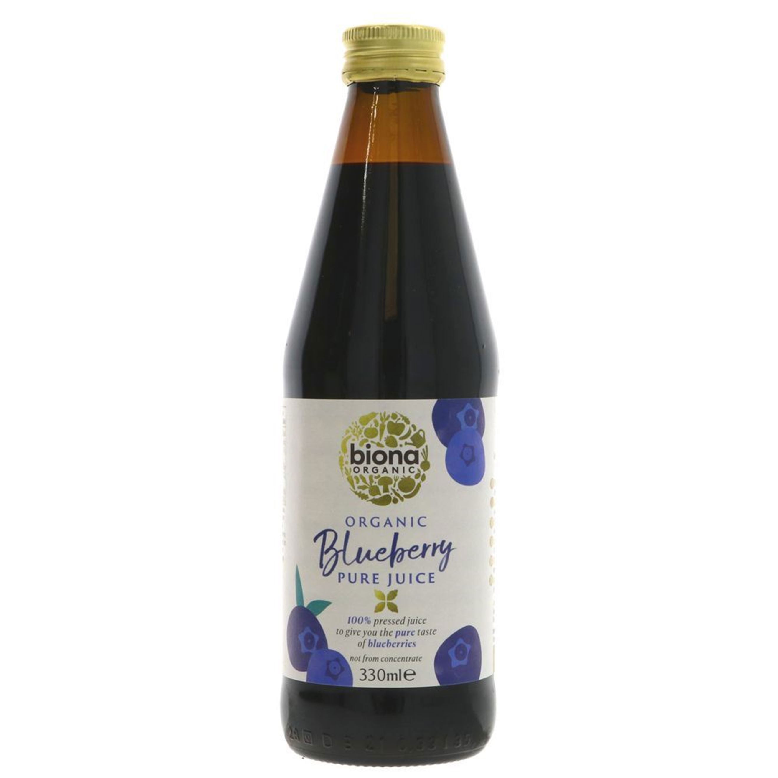 (Biona) Juice - 100% Pure Blueberry 330ml | Growing with Grace - South ...