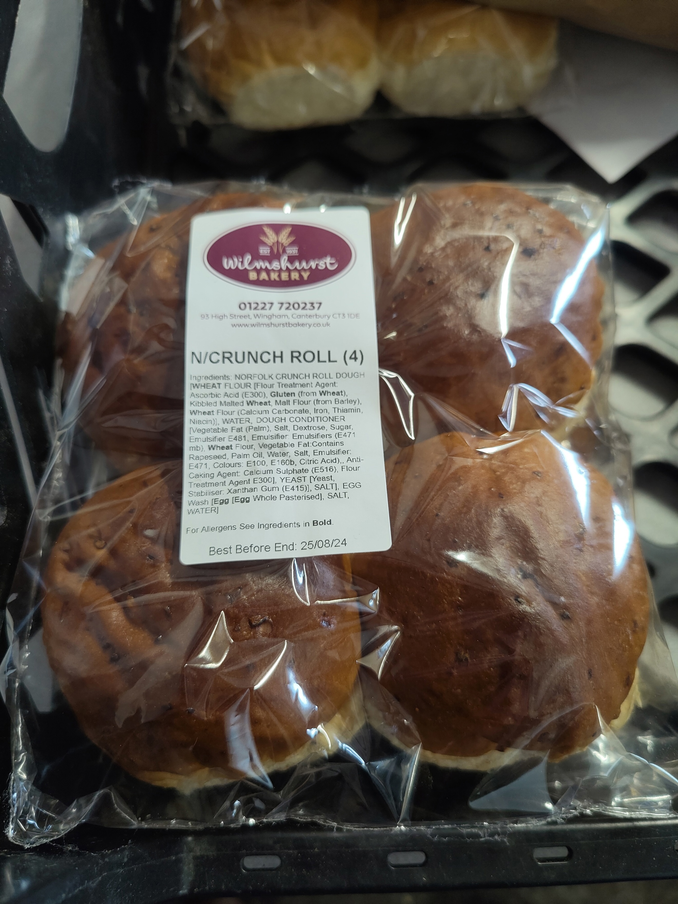 Bread- N/Folk Crunch Rolls (4) | East Kent Growers