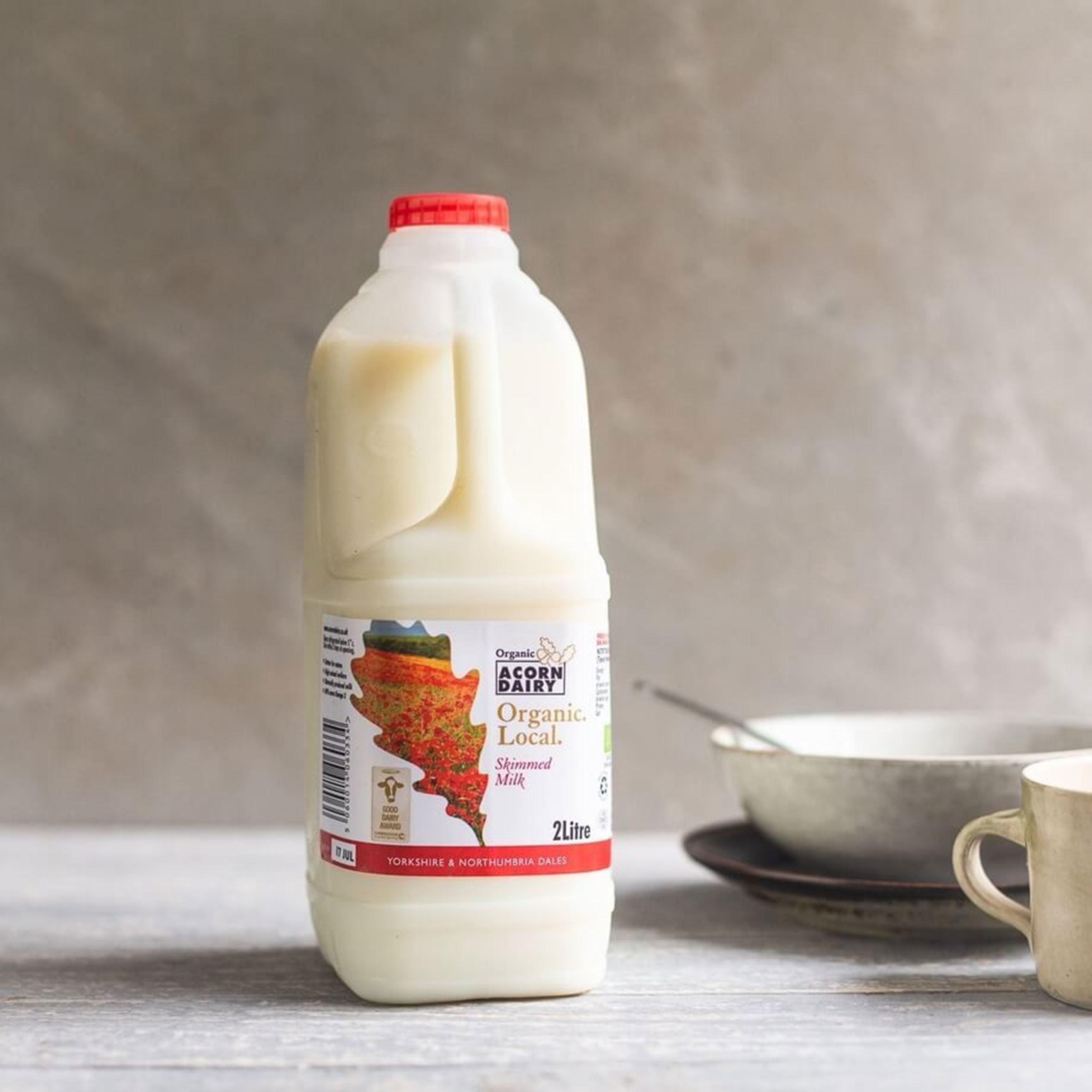 Acorn Organic Skimmed Milk, 2L | Regather - Sheffield