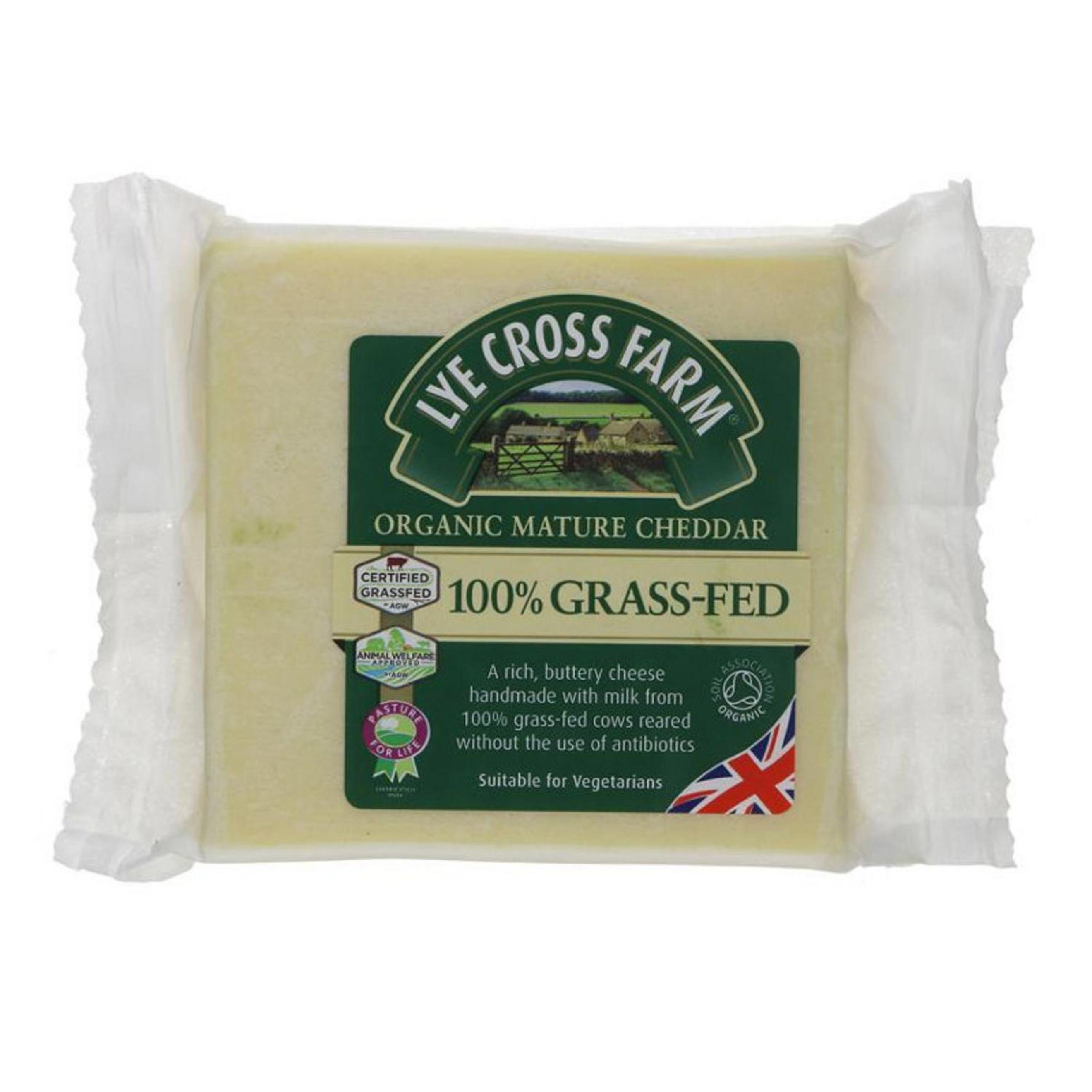 Lye Cross 100% Grass Fed Organic Mature Cheddar | C&M Organics - Hebron ...