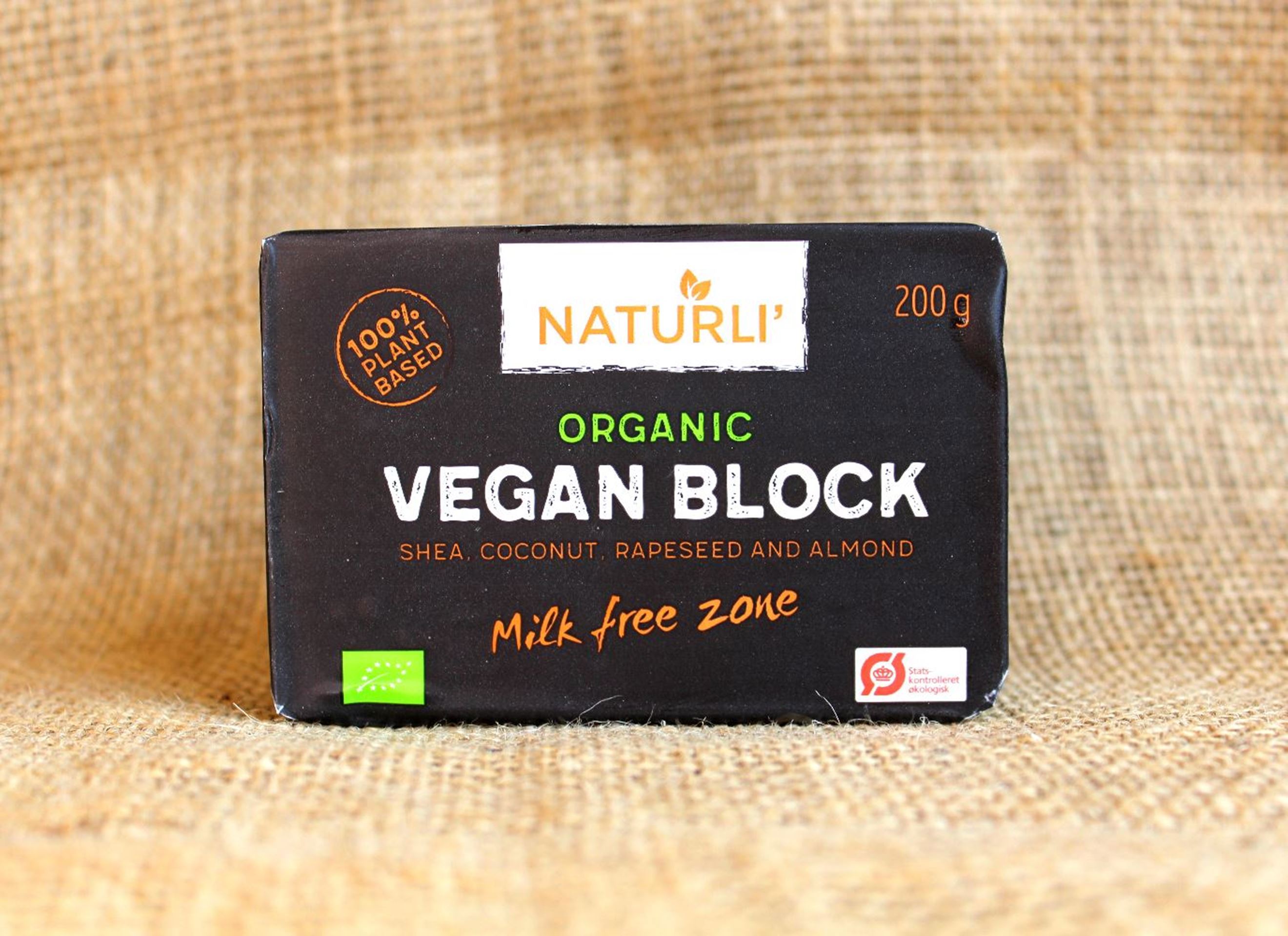 Naturli' Vegan Organic Butter Block 200g | Regather - Sheffield