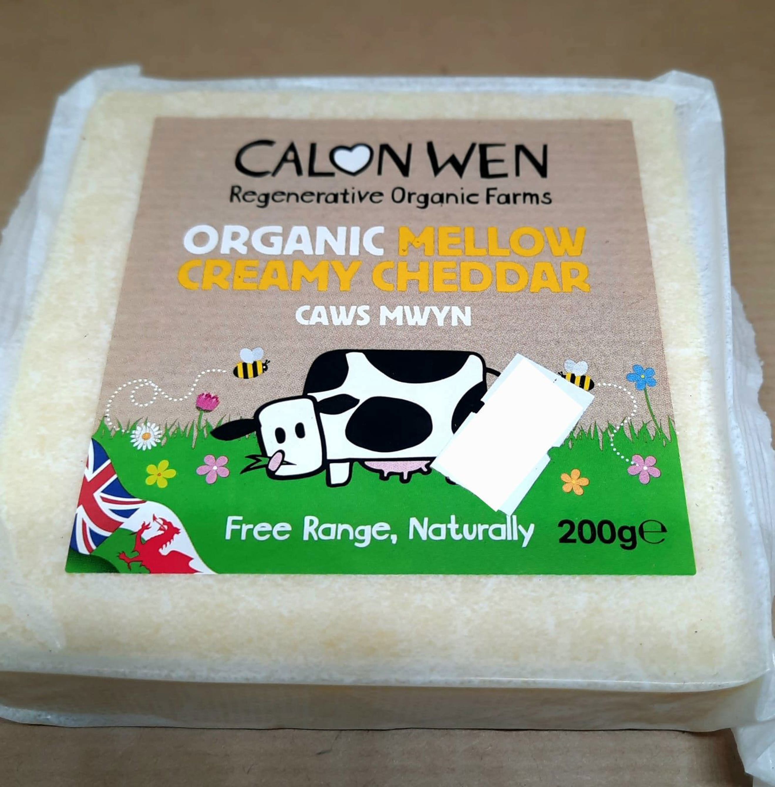Calon Wen - Creamy Mellow Cheddar (200g) | Babbinswood Farm - North ...