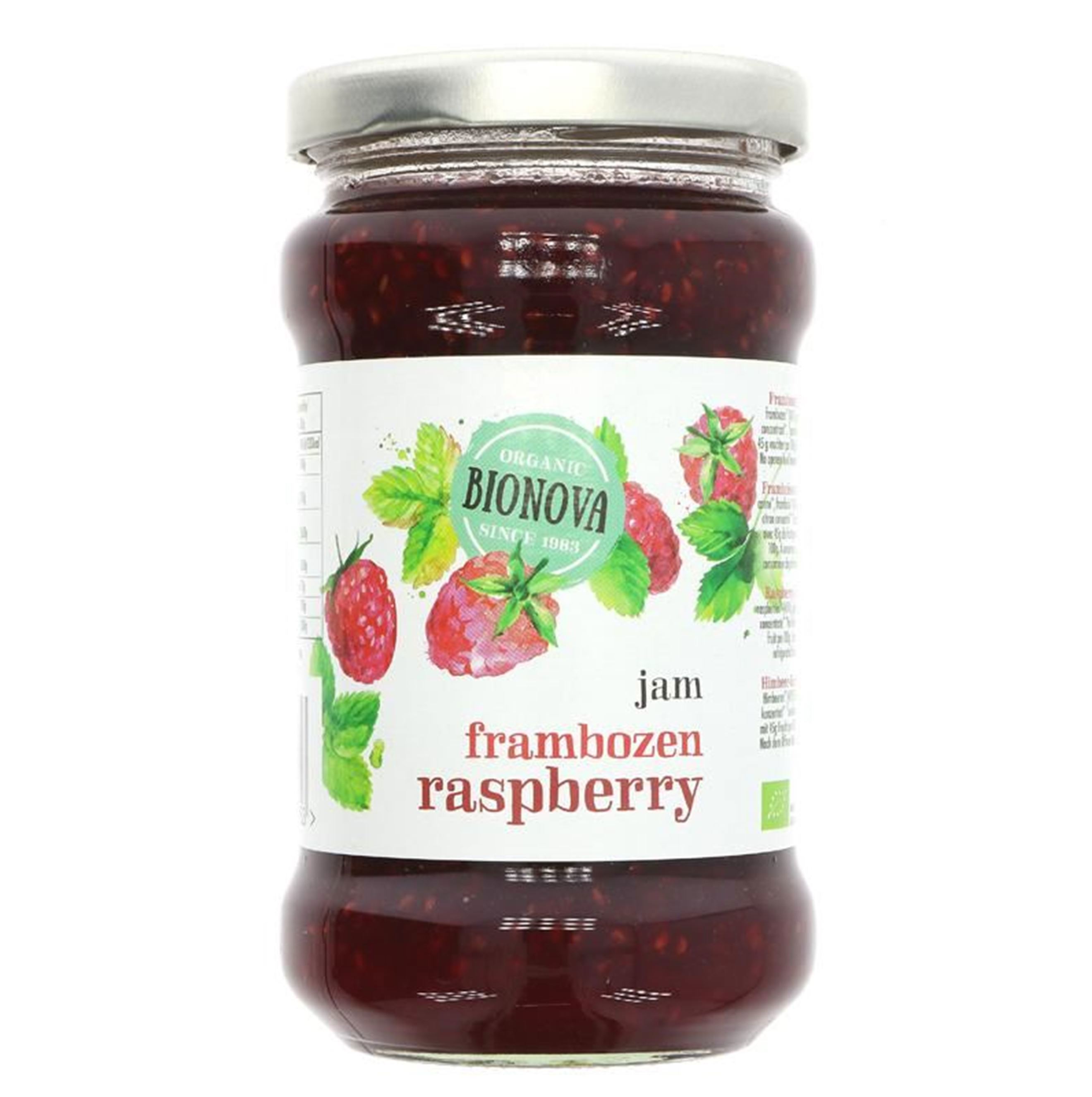 (Bionova) Jam - Raspberry 340g | Growing with Grace - South Cumbria ...