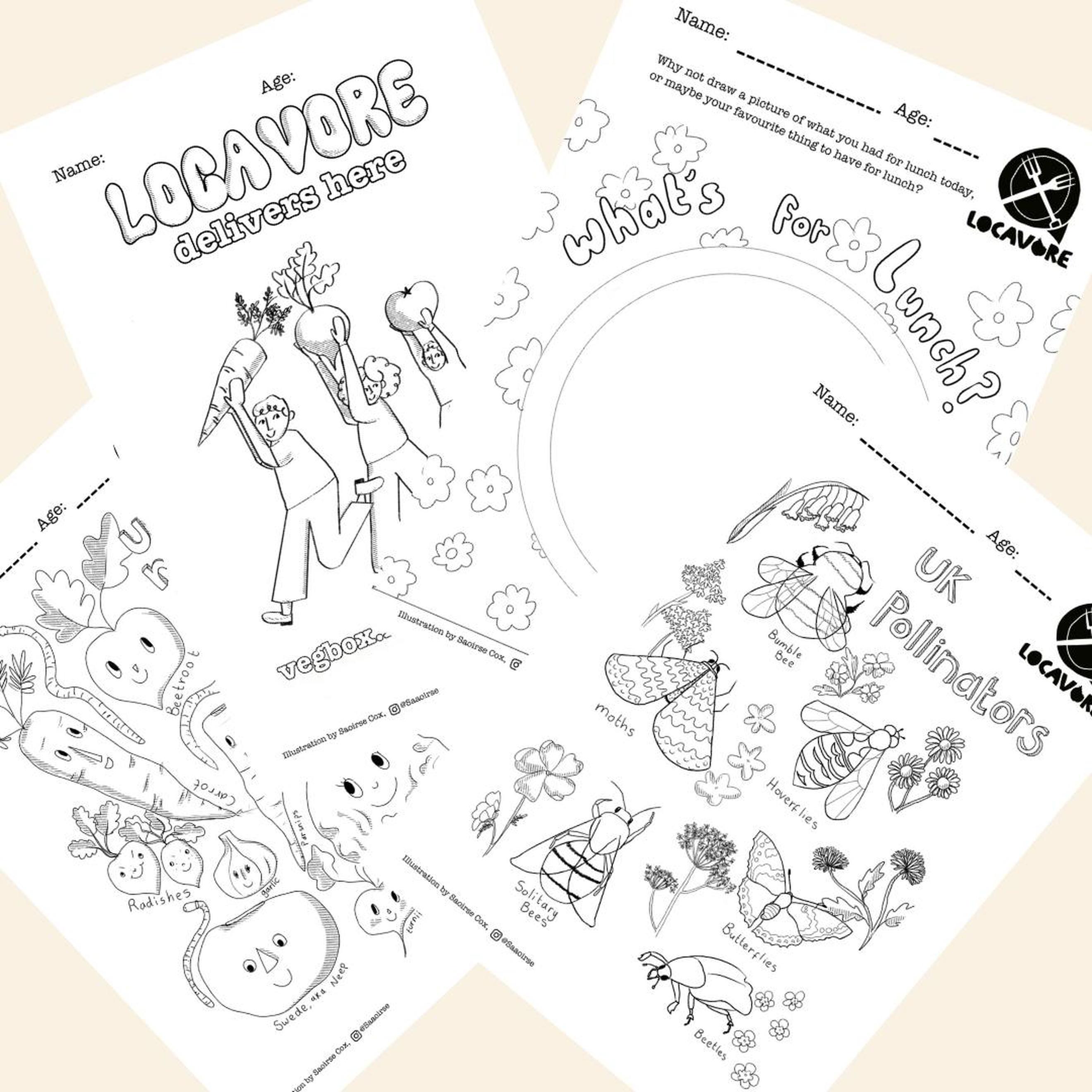Colouring Pages | Locavore | Locavore