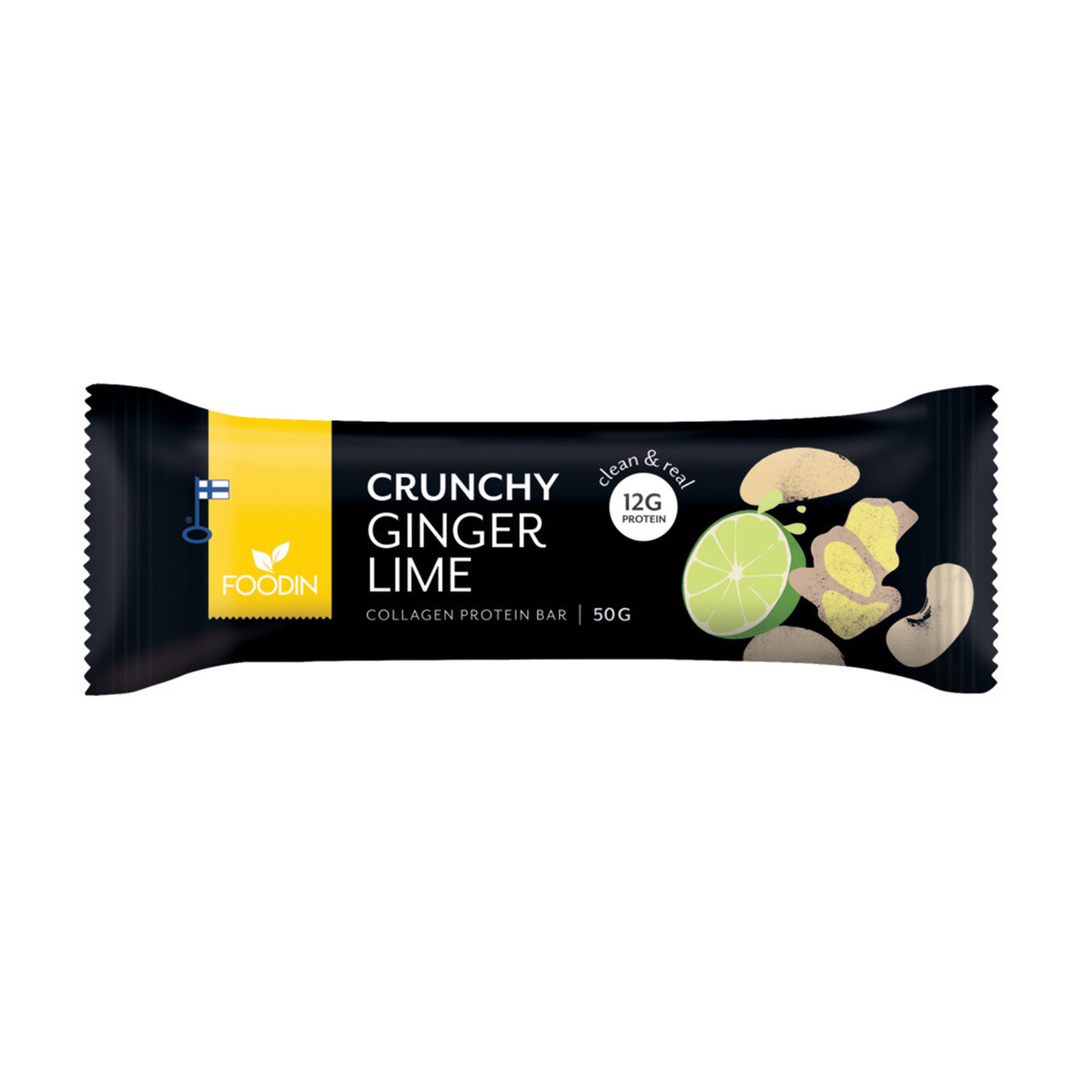 Collagen Protein Bar Ginger Lime 50g | Trinity Farm - Nottingham & Derby