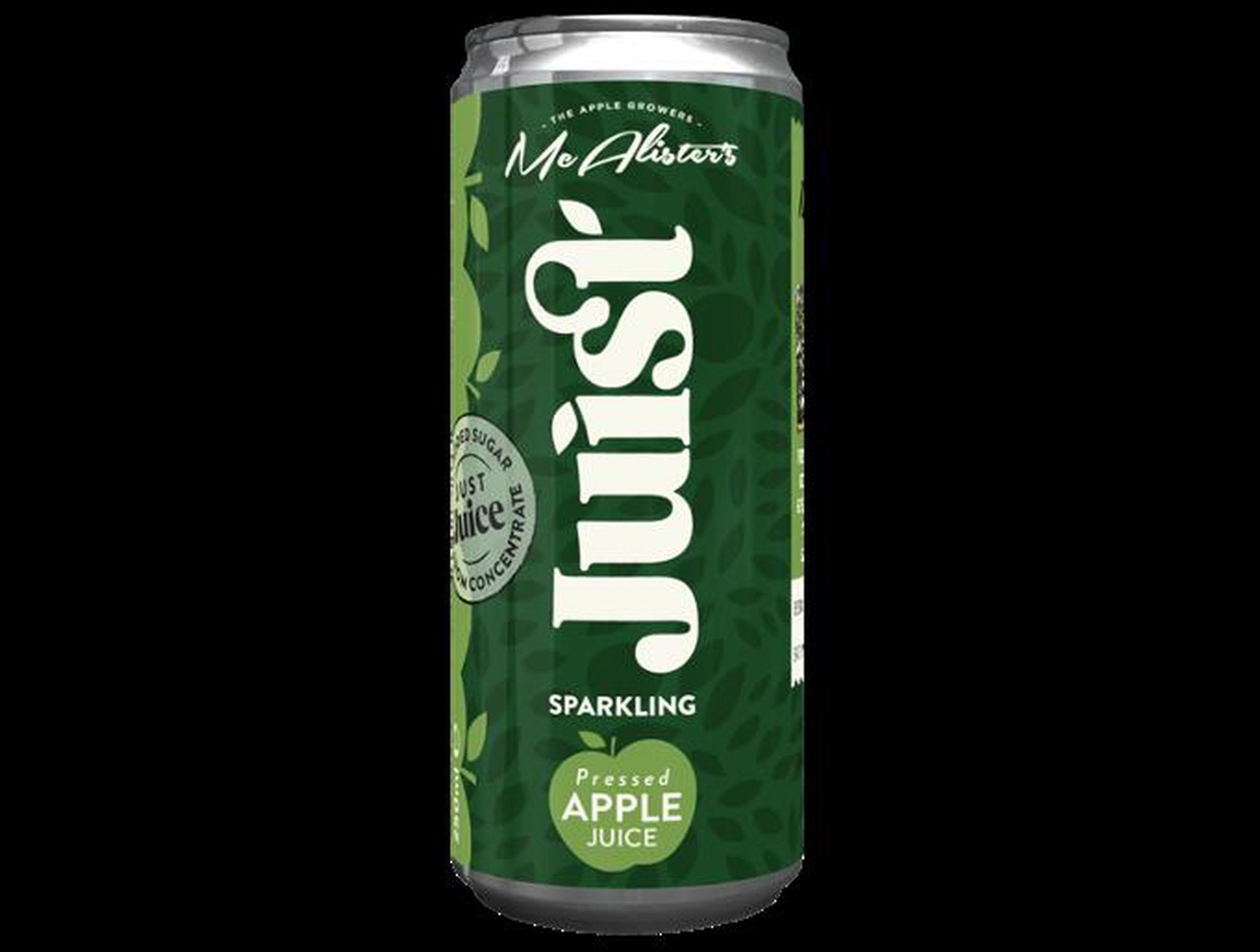 Juist Sparkling Apple Juice - 250ml Can | Source Grow - Ireland
