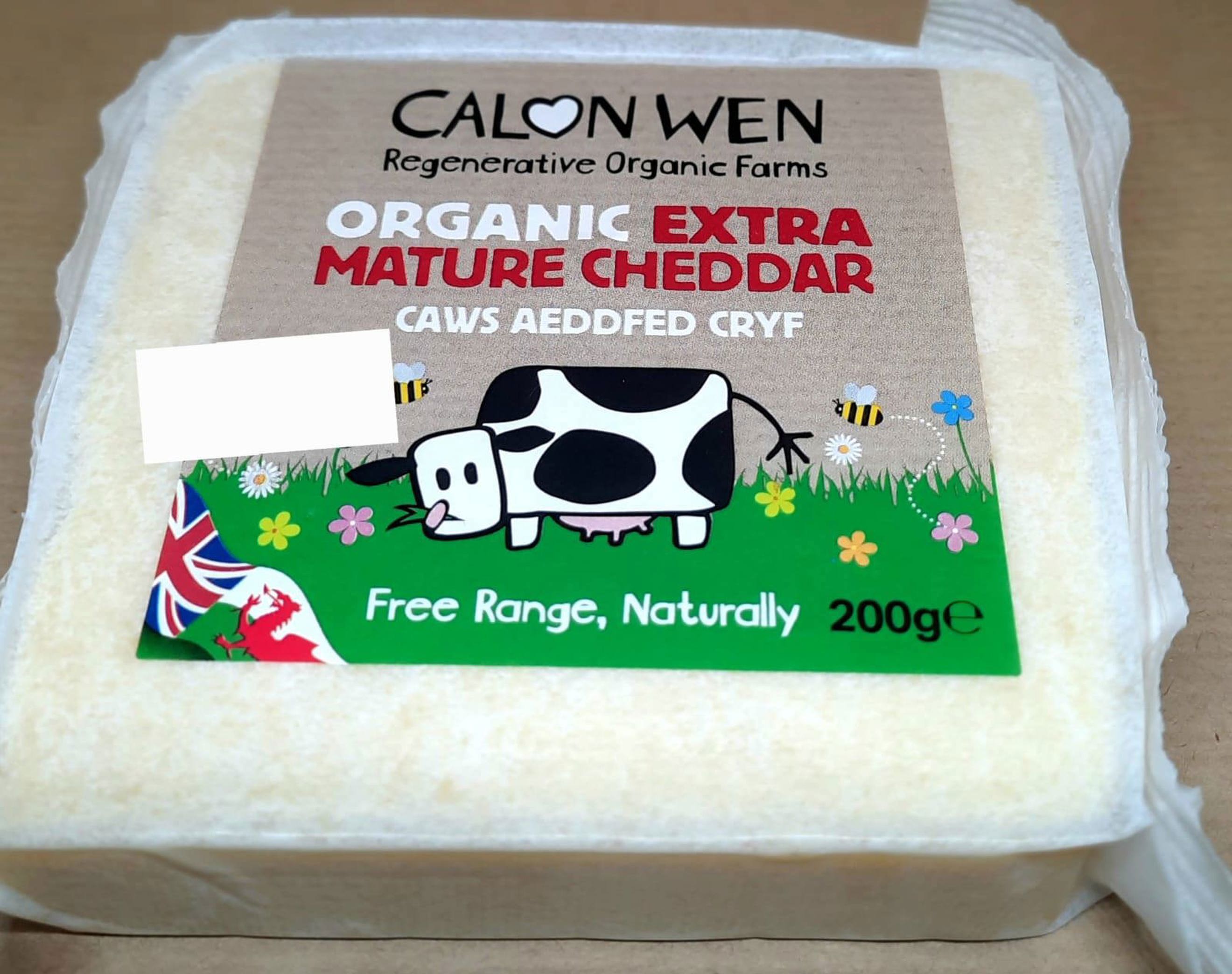 Calon Wen - Extra Mature Cheddar (200g) | Babbinswood Farm - North ...