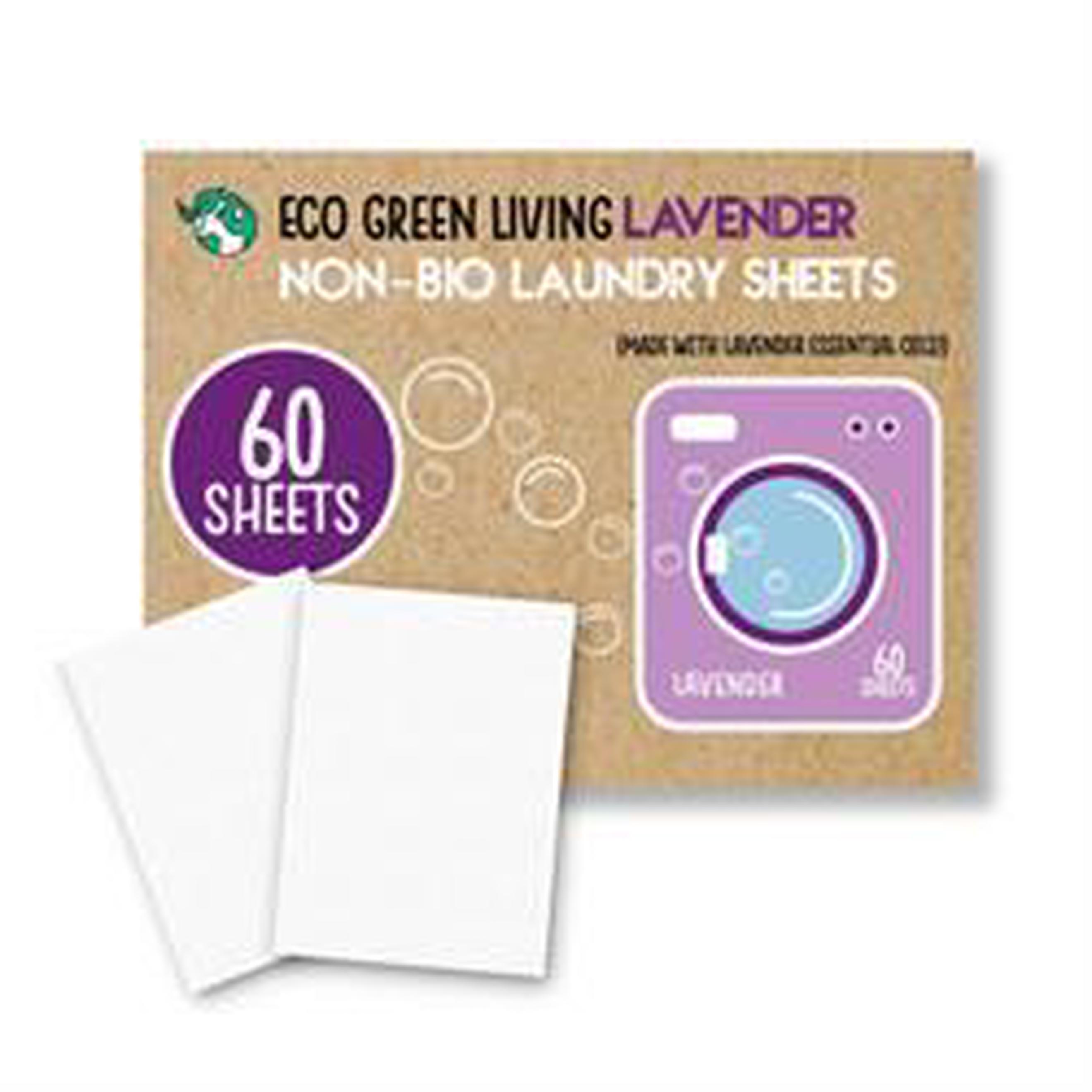 Eco Green Living Laundry Detergent Sheets x 60 (Lavender)esh | Hedgehog ...
