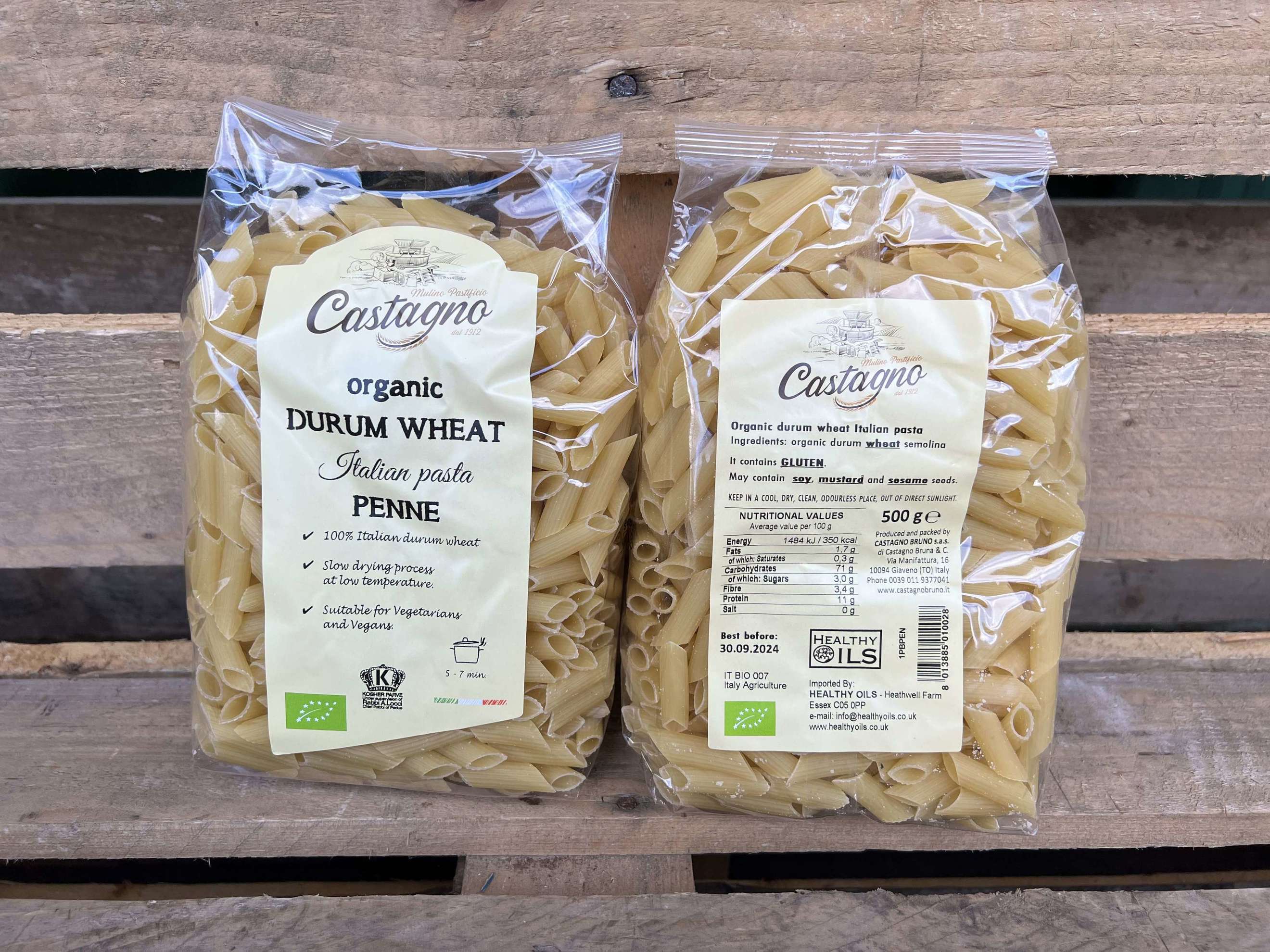 Organic Durham Wheat Penne (500g) | Foodlife Organic - Greater ...