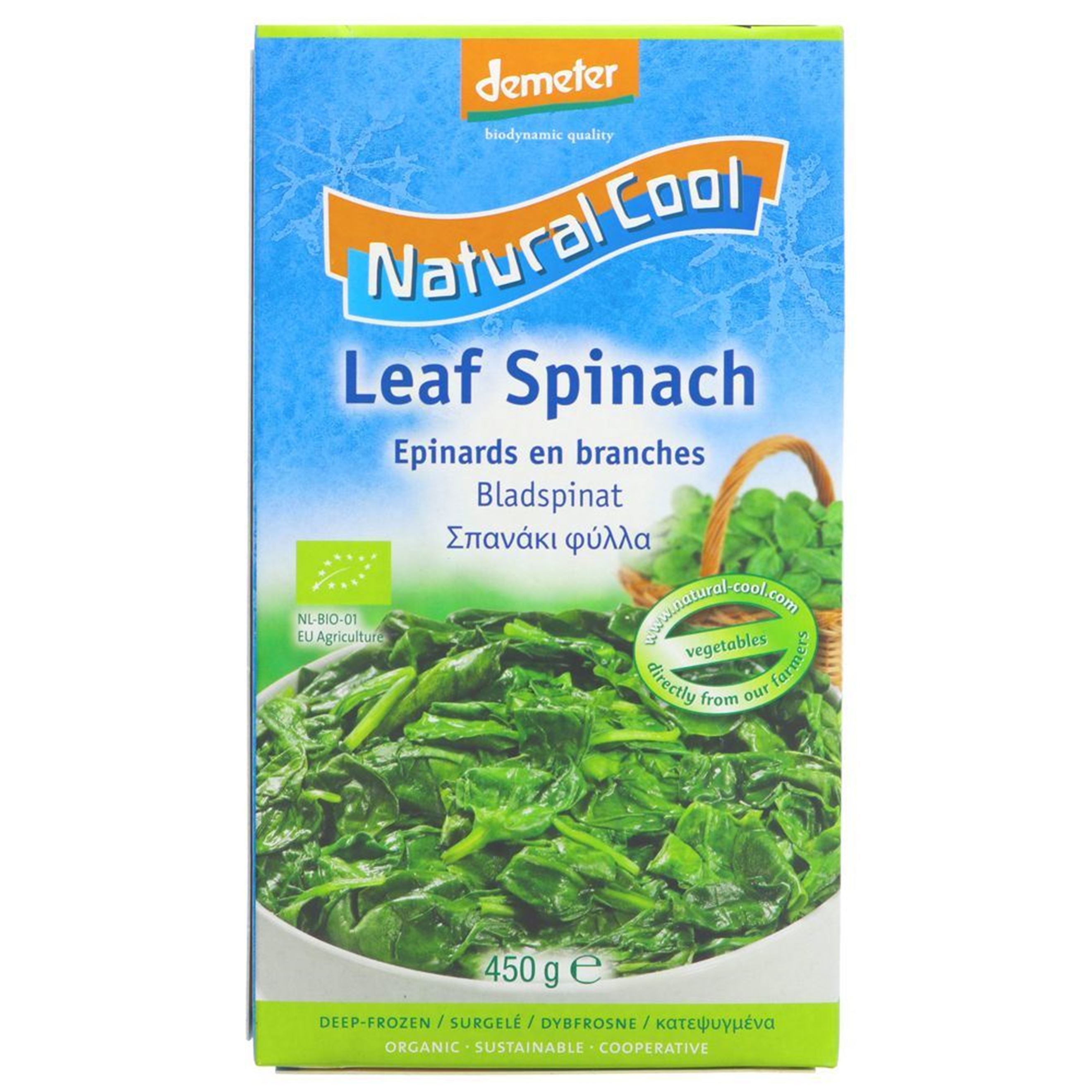[FROZEN] (Natural Cool) Veg - Leaf Spinach 450g | Growing with Grace ...
