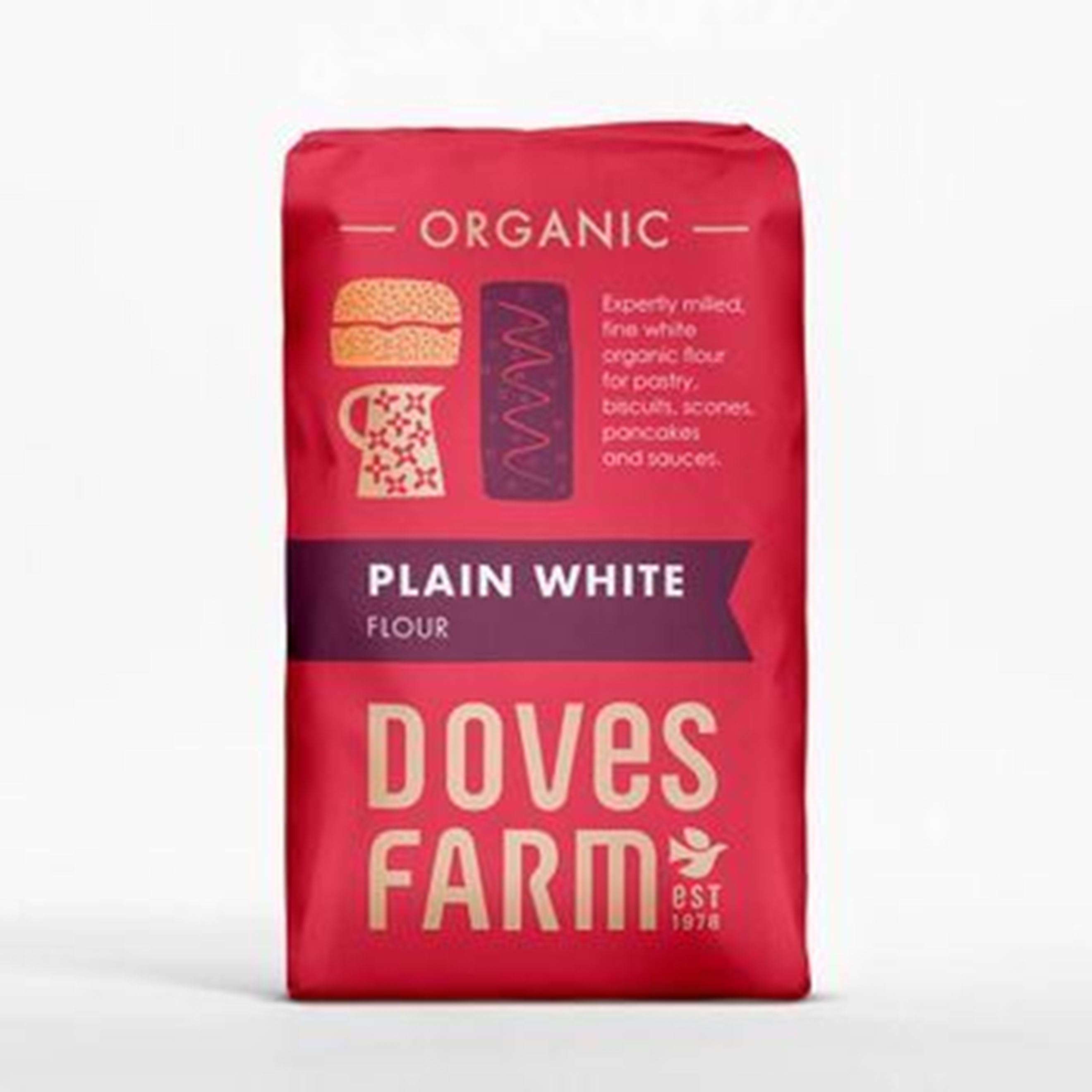 Doves Farm Plain White Flour | Hedgehog Organics