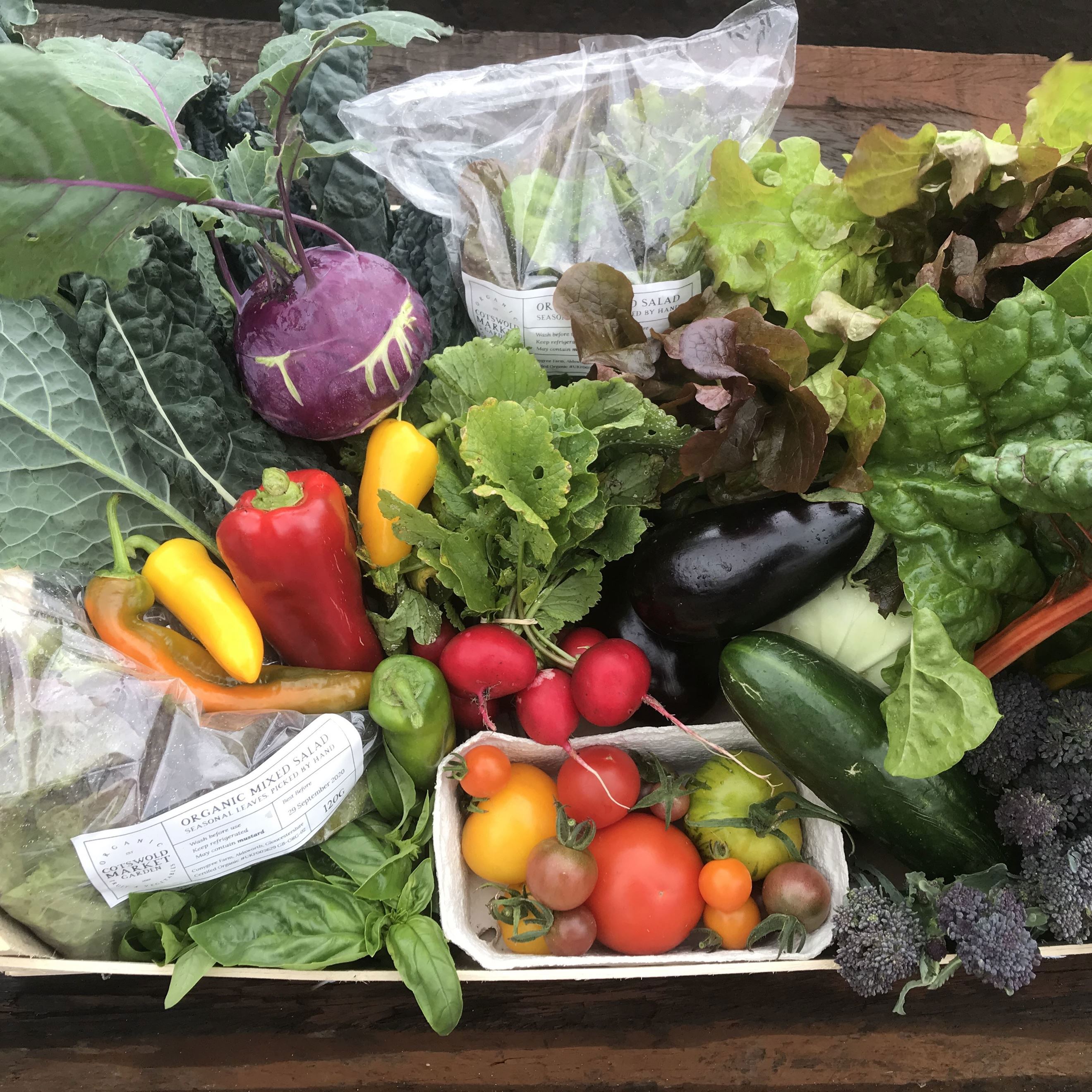 Extra Large Veg Box | Organic Food Box | Cotswold Market Garden