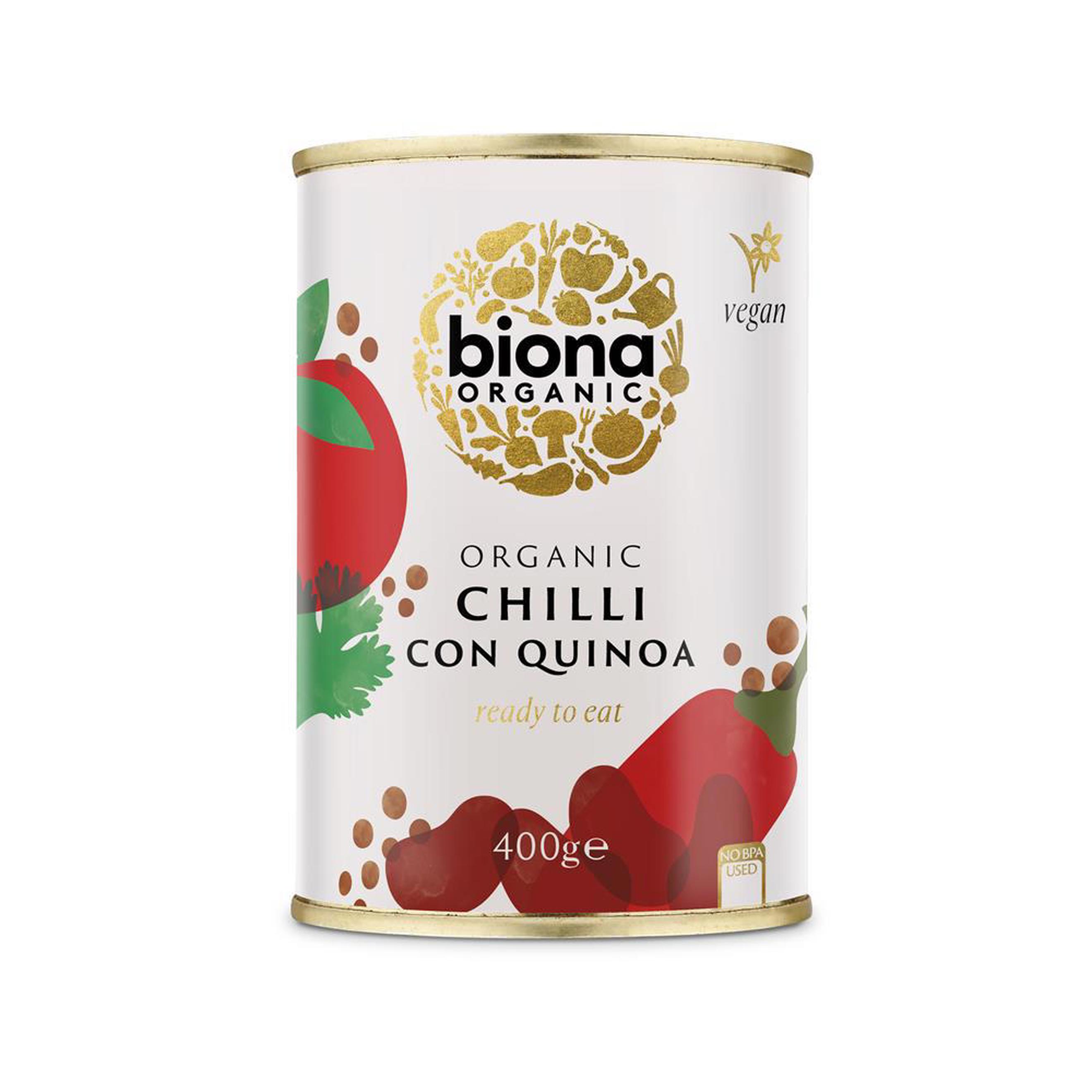 Organic Chilli Con Quinoa 400g | Trinity Farm - Nottingham & Derby