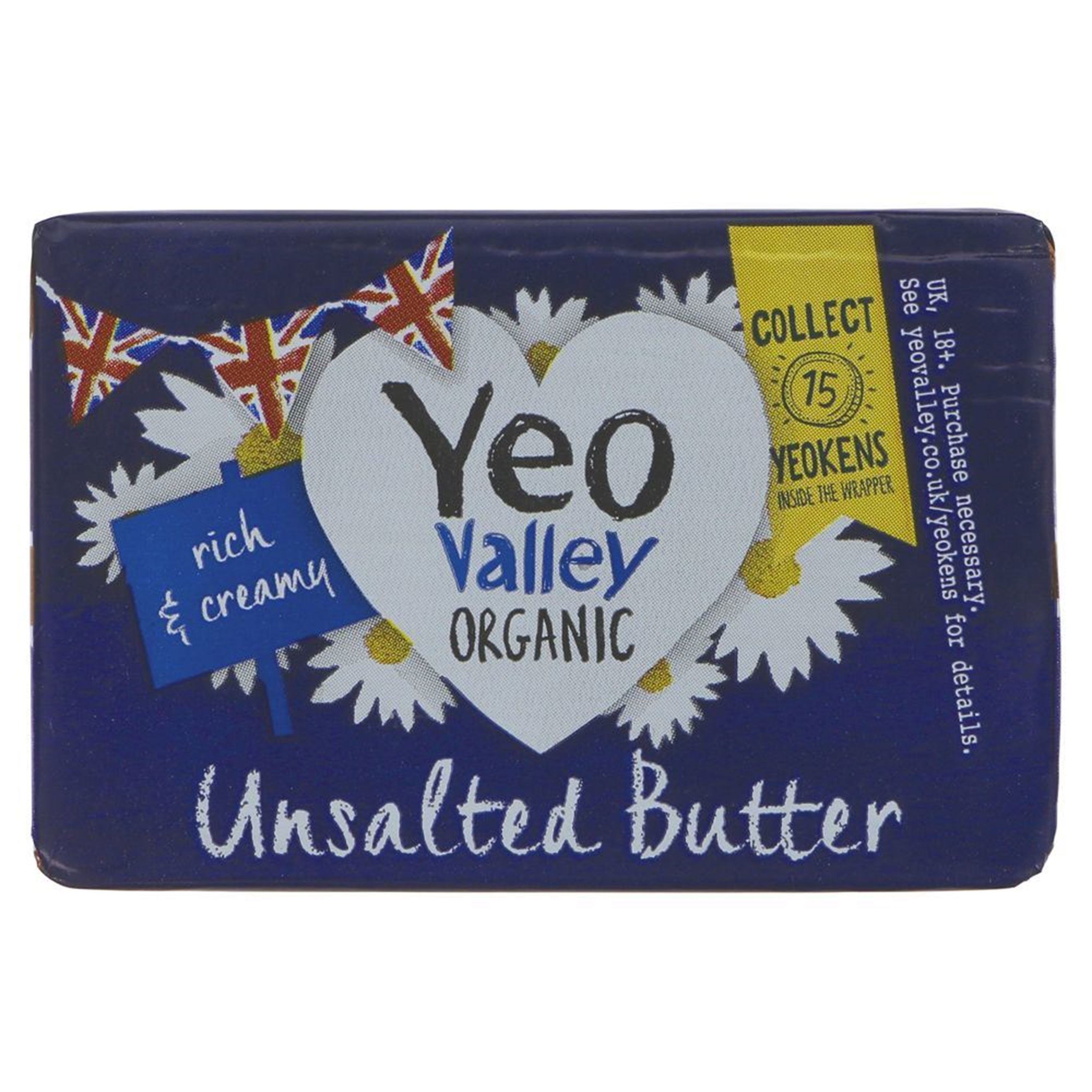 (Yeo Valley) Butter - Unsalted 200g | Growing with Grace - South ...
