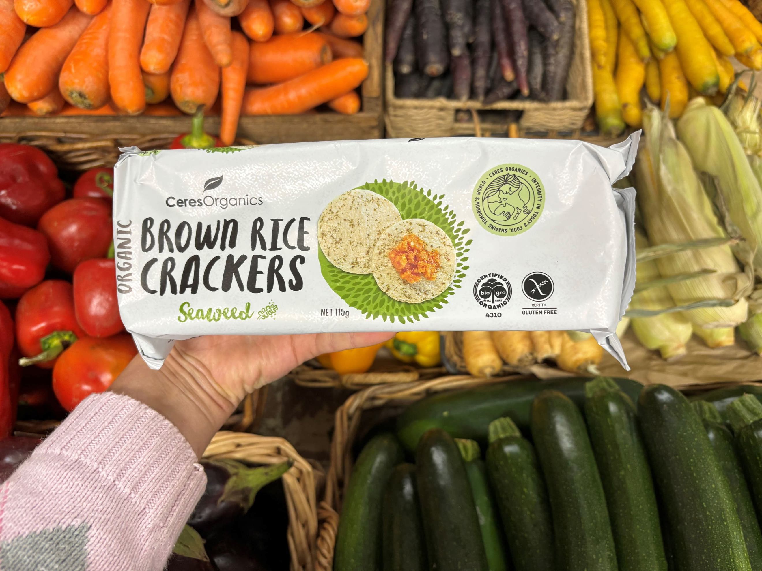 Ceres Rice Crackers Seaweed | Warrah Farm Shop | Warrah Farm Shop