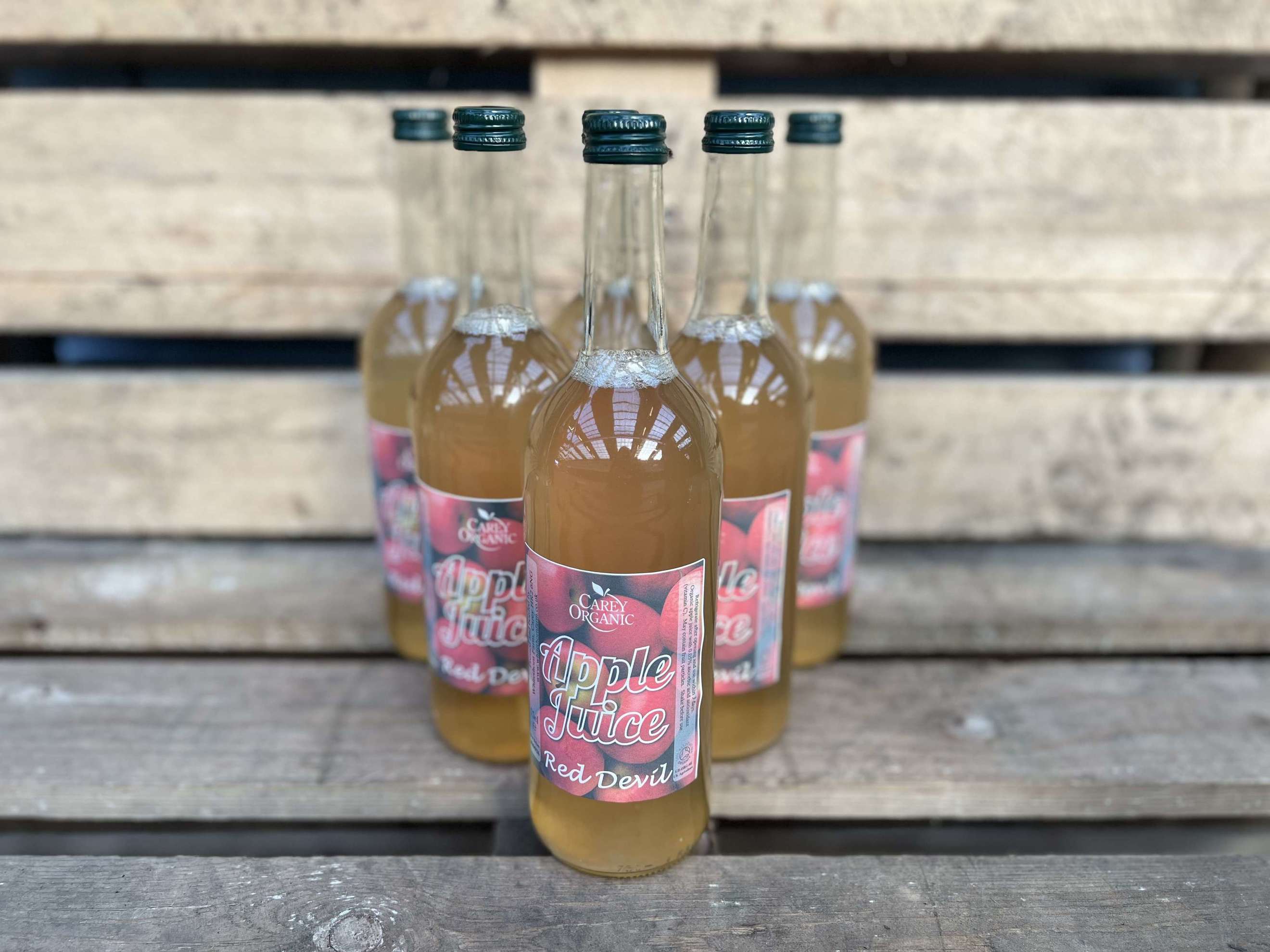 (Carey Organics) Juice - Apple - Red Devil 750ml | Growing with Grace ...