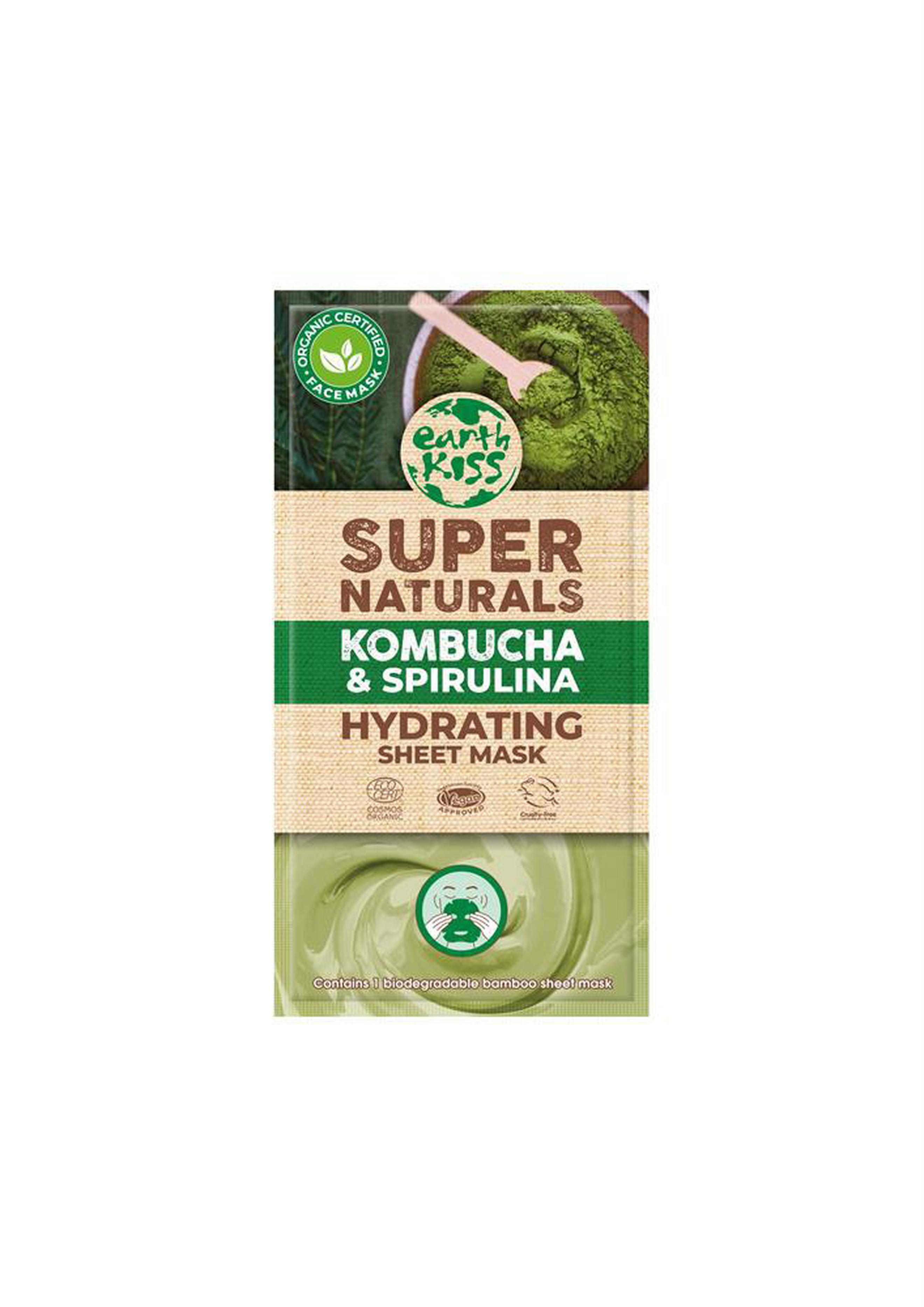 Kombucha and Spirulina Clay Sheet Mask | Trinity Farm - Nottingham & Derby