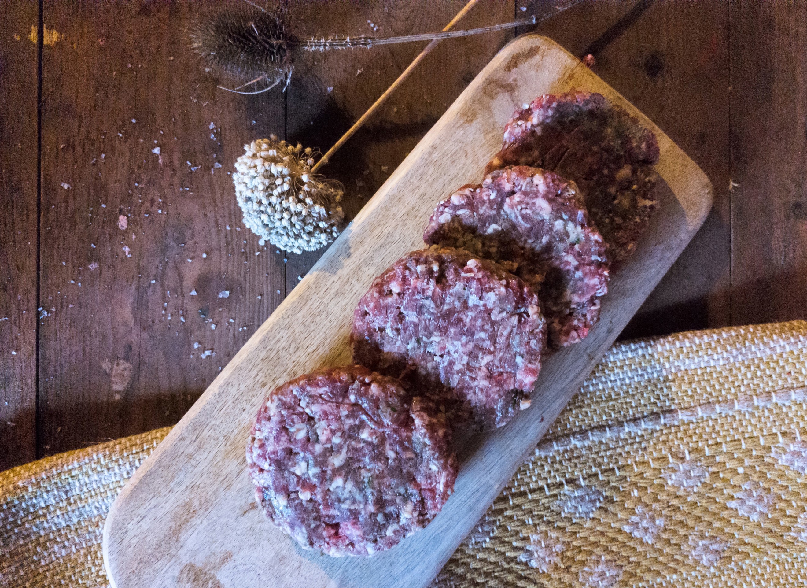 Beef Burgers x 4 Non Organic | Shillingford Organics - Exeter ...