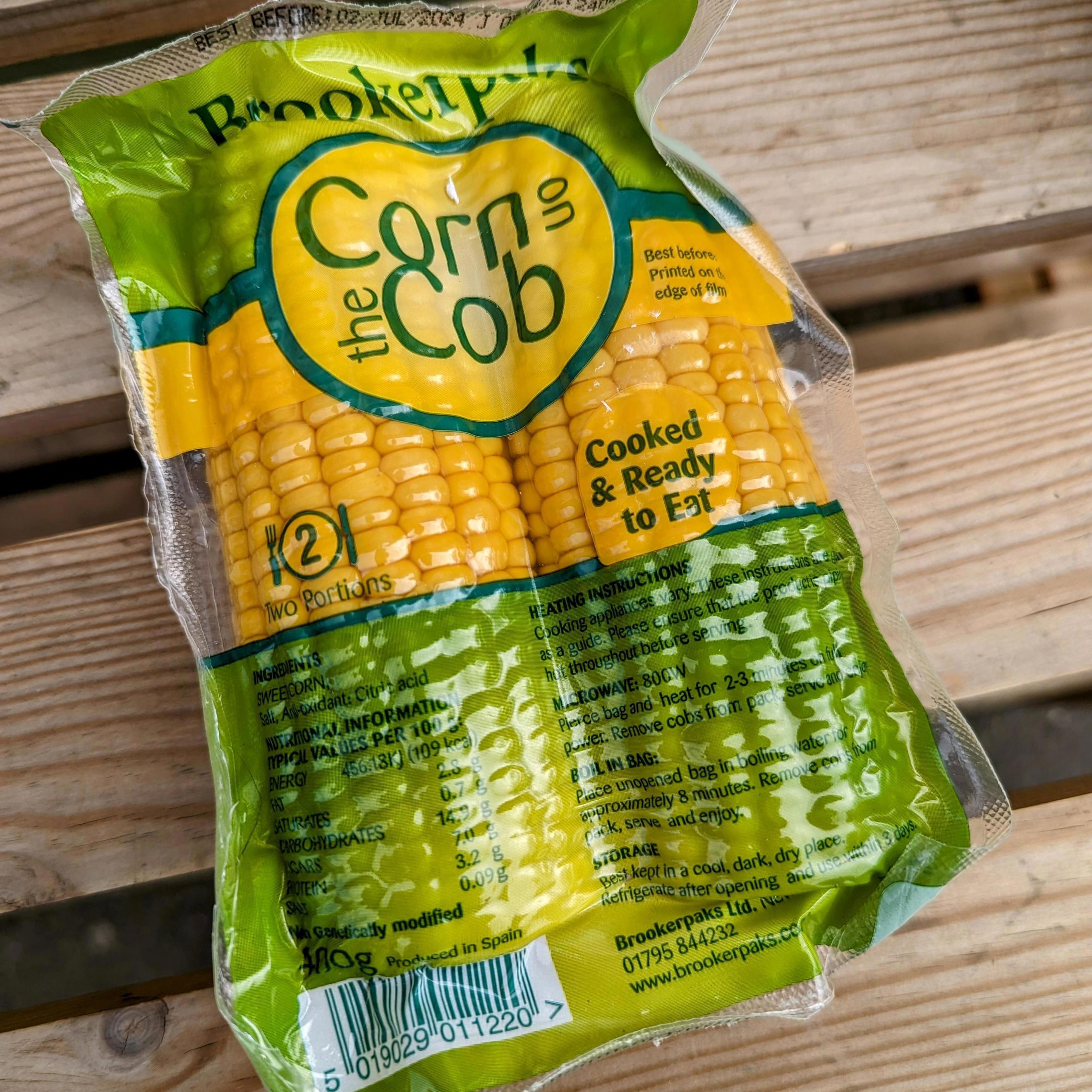Sweetcorn (vacuumed packed) | The Green Shop - Sheffield | The Green Shop