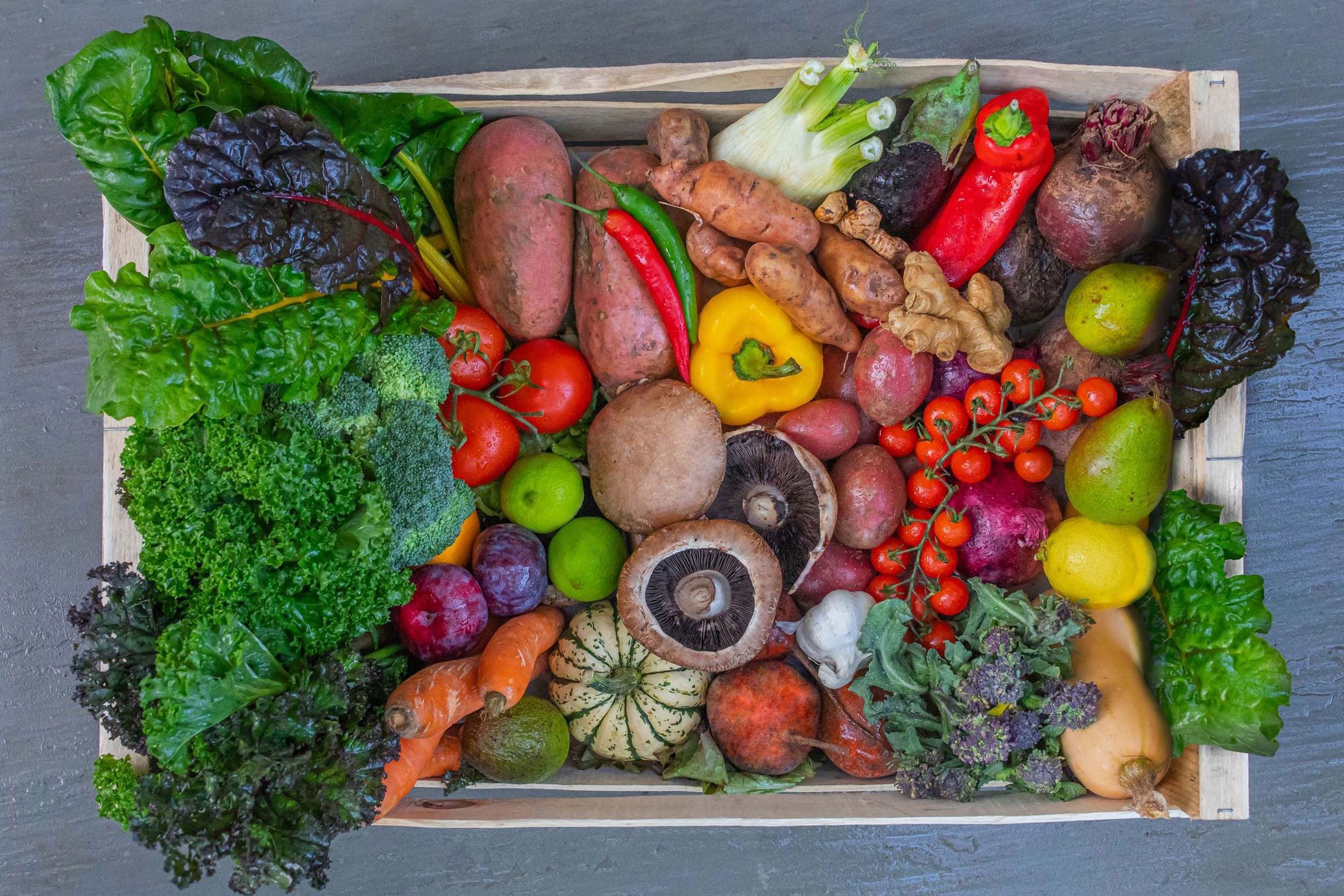 Build Your Own Box | Organic Food Box | Radford Mill Farm Shop
