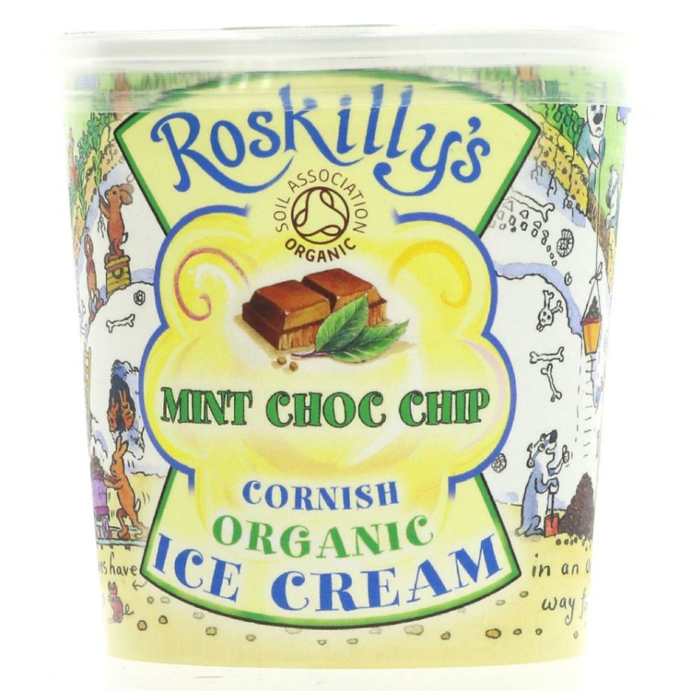 Organic Mint Choc Chip Ice Cream - 120ML | Trinity Farm - Nottingham ...