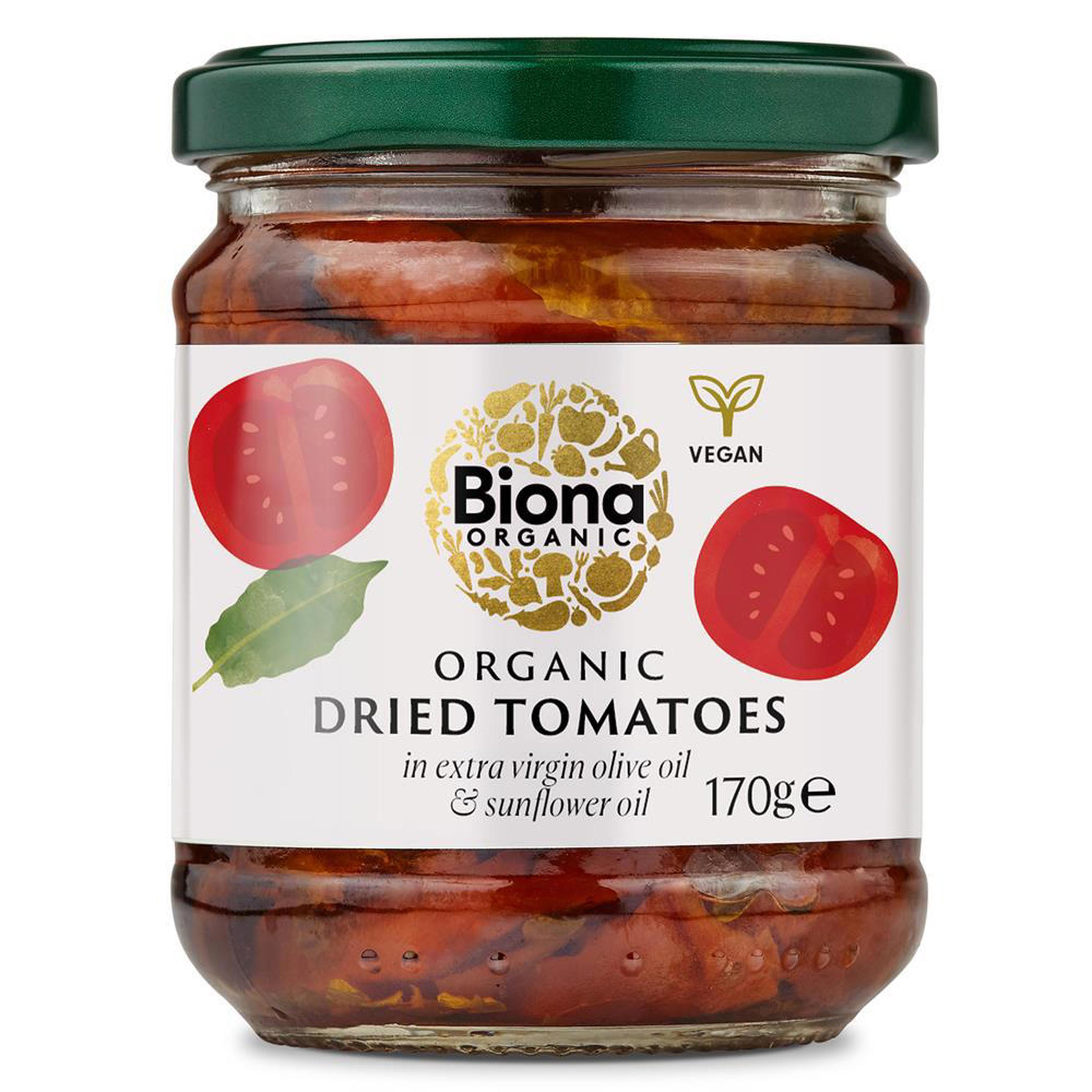Organic Dried Tomatoes in Extra Virgin Olive Oil 170g | Trinity Farm ...