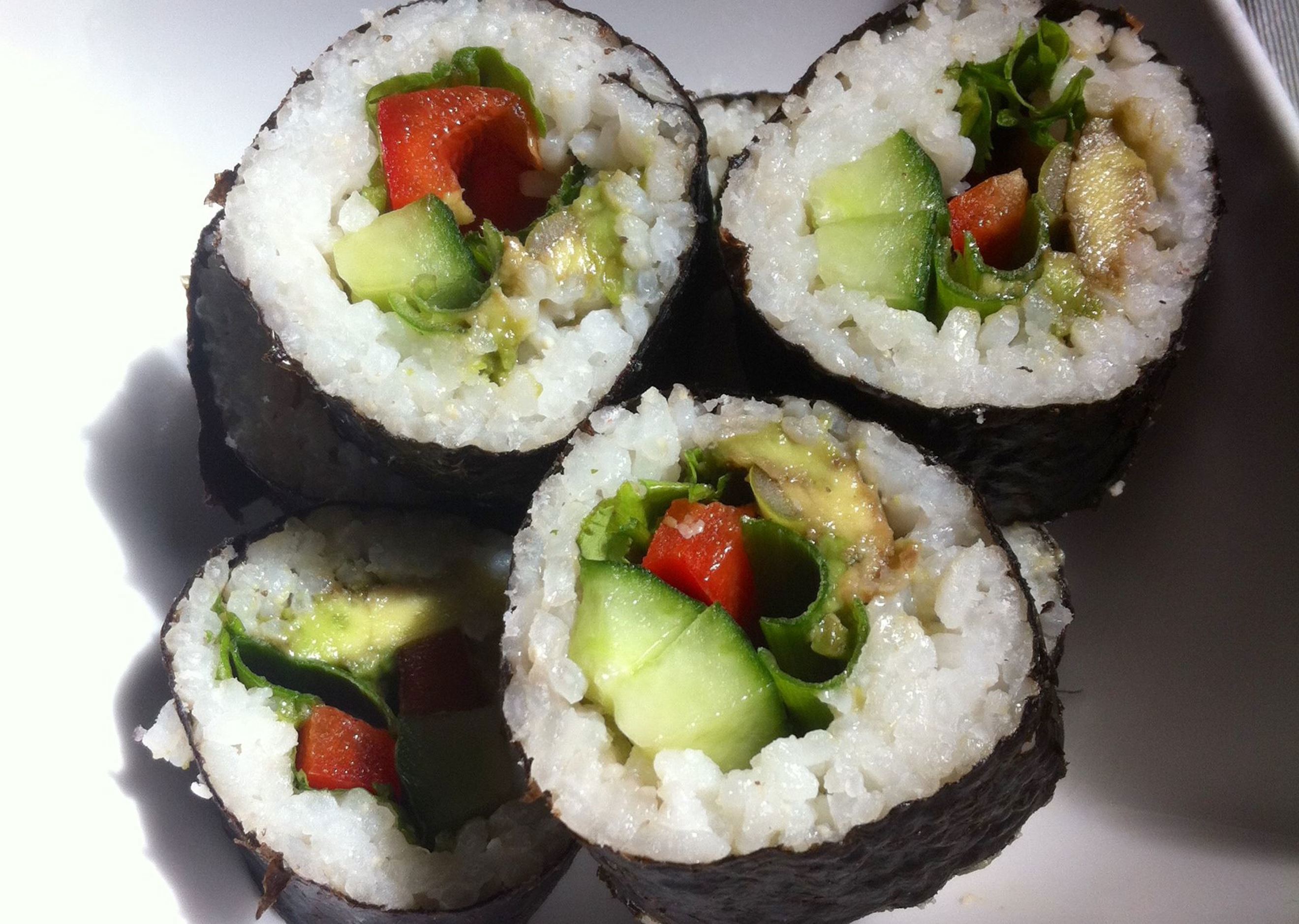 Seasoned Spinach Sushi | Recipes | Ooooby